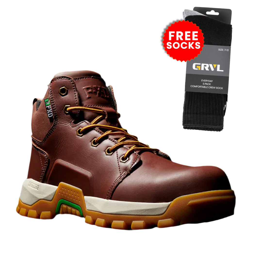FXD Workwear Nitrolite™ Premium Leather Work Boot (WB3) – Budget ...
